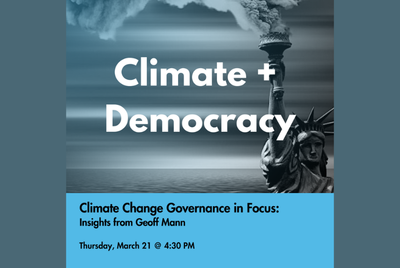 Climate Change Governance in Focus: Insights from Geoff Mann | UPenn EII